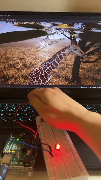 Unreal Engine Serial Communication Plugin- Walking Giraffe with a sensor - YouTube