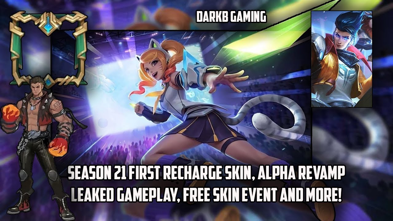 Season 21 First Recharge Skin, Alpha Revamp Leaked Gameplay, Free Skin ...