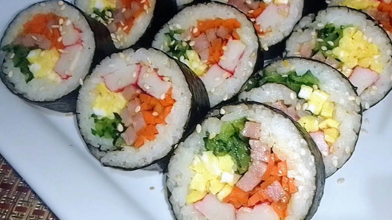 Kimbap Recipe - YouTube