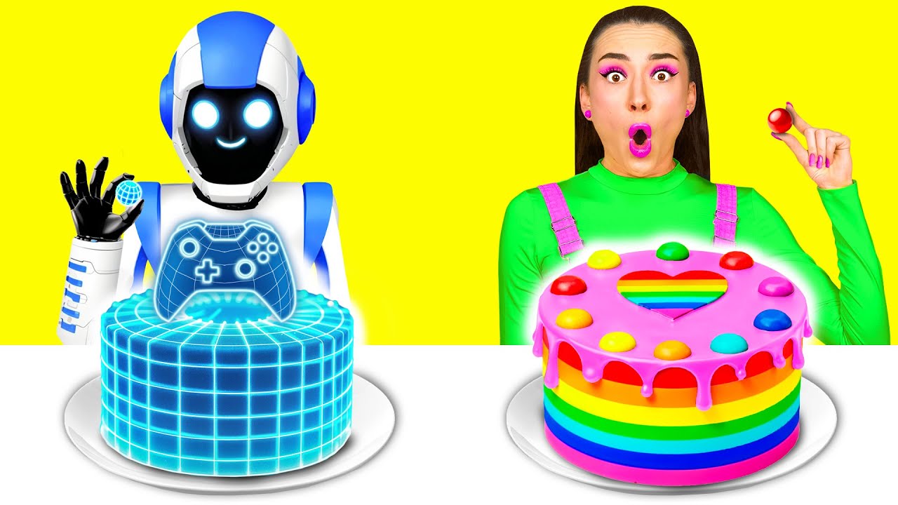 Διακόσμηση Τούρτας Challenge με Ρομπότ BaRaDa Challenge - YouTube