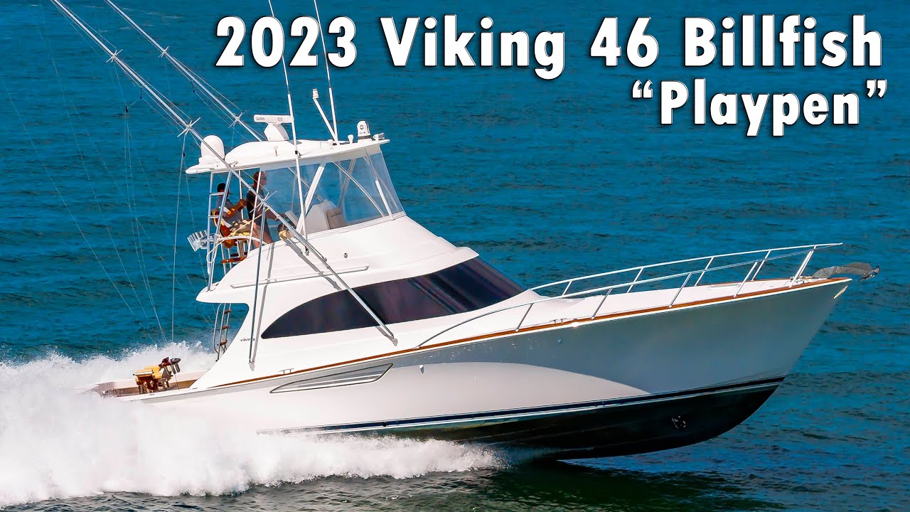 Check out this Immaculate 2023 Viking 46 Billfish - YouTube
