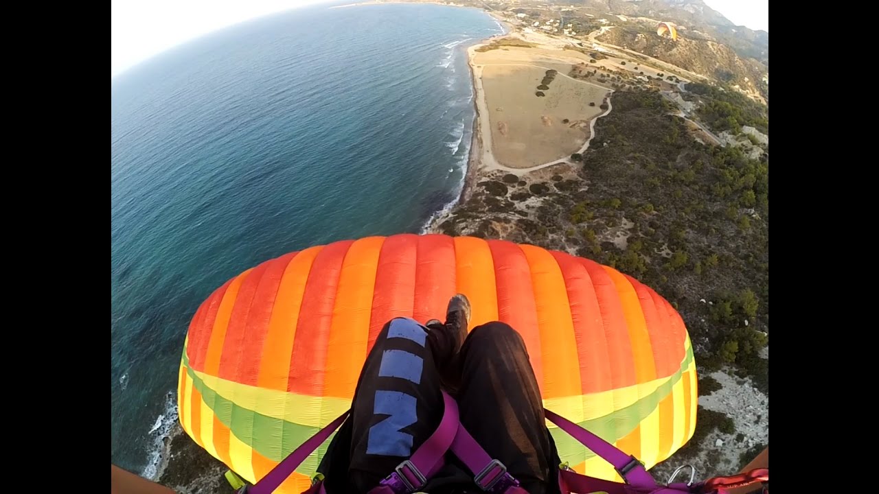 Paragliding Cyprus Kayalar (Kıbrıs Yamaç Paraşütü) - YouTube