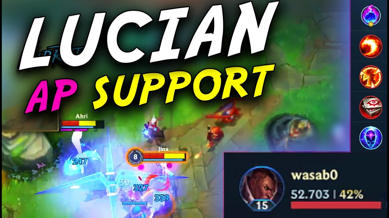 SALVAJE LUCIAN AP CON RUNA COMETA EN WILD RIFT!! - YouTube