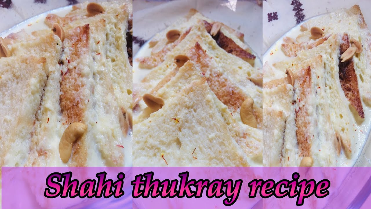 Shahi tukray recipe /Quick and easy shahi tukray recipe /Munny’s ...