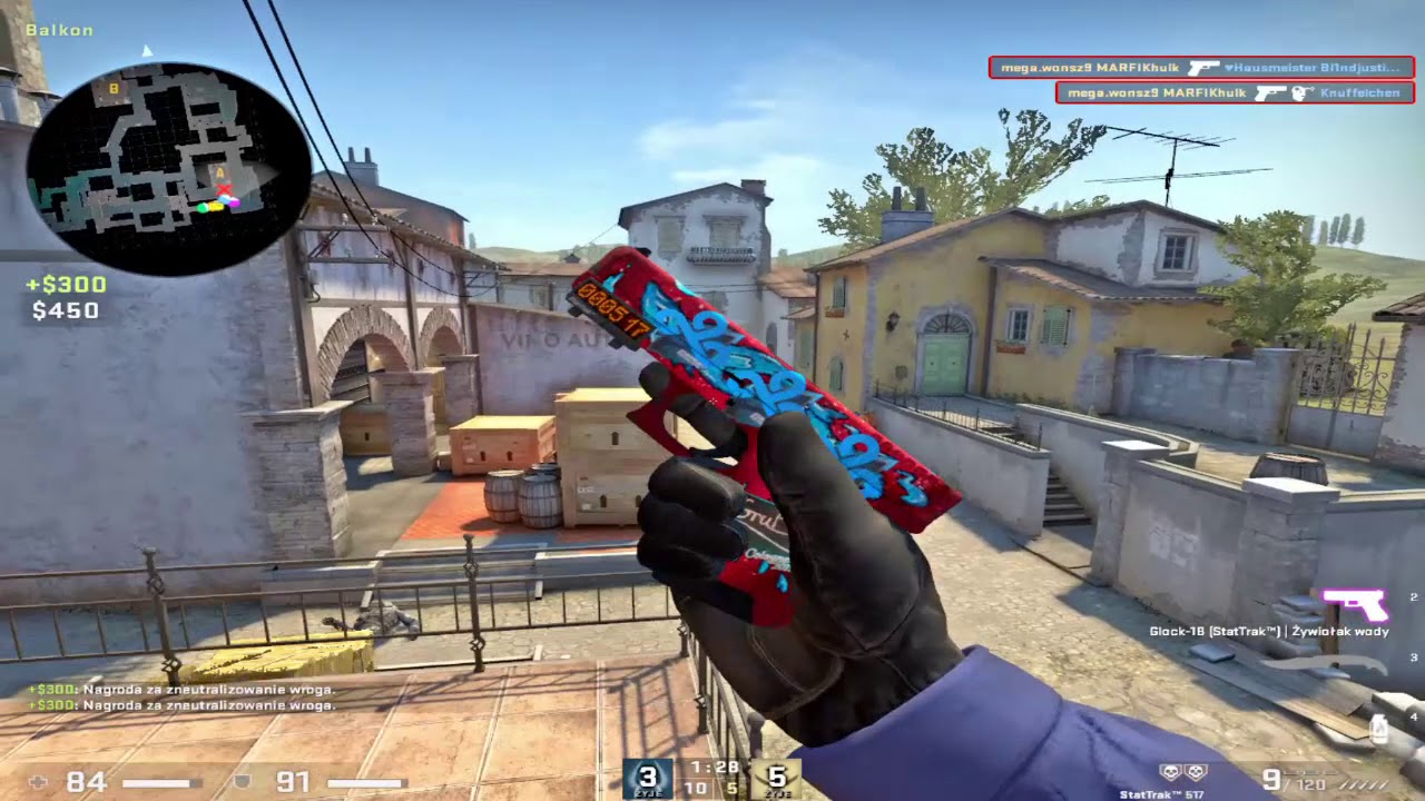 cs:go left-handed player i jego akcyjki - YouTube
