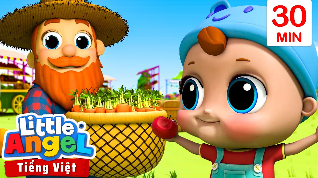 Tôi Yêu Trái Cây Và Rau Quả | Hoạt Hình Thiếu Nhi | Little Angel Tiếng ...