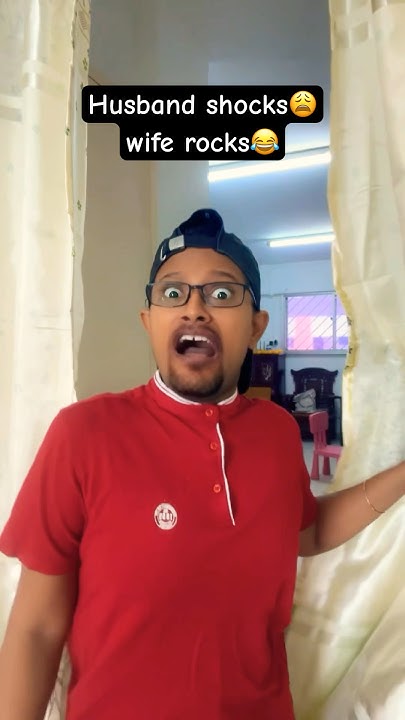 Husband shocked😳wife rocked 🤪🤣||Husband-wife viral comedy #funny #youtubeshorts #shorts - YouTube