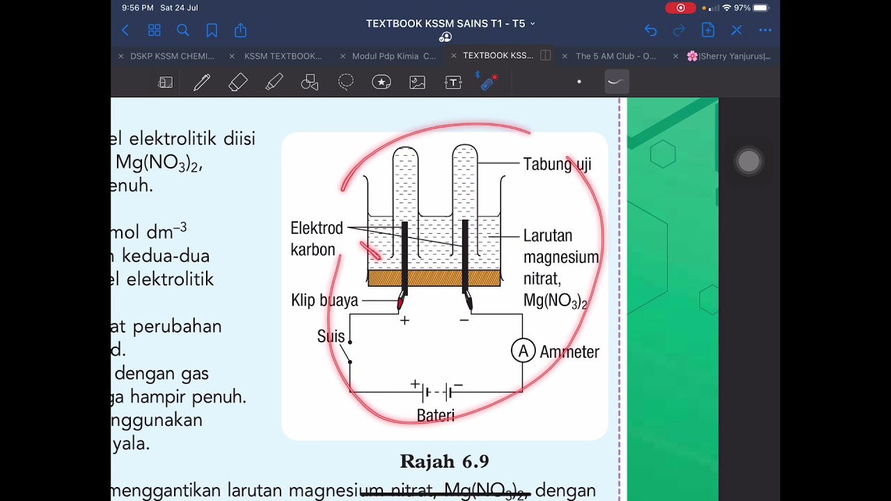 Penerangan Eksperimen 6.2, Kesan kedudukan ion dalam Siri Elektrokimia ...