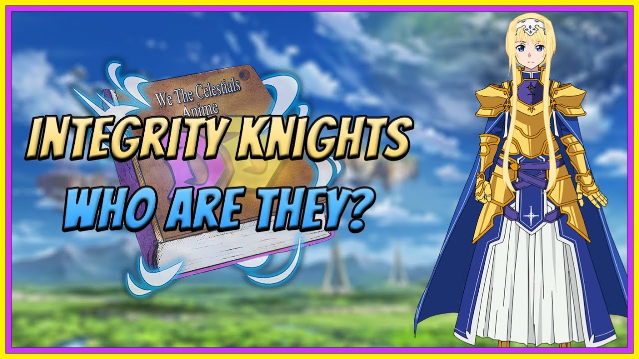 Integrity Knights Explained | Sword Art Online Deep Dive - YouTube