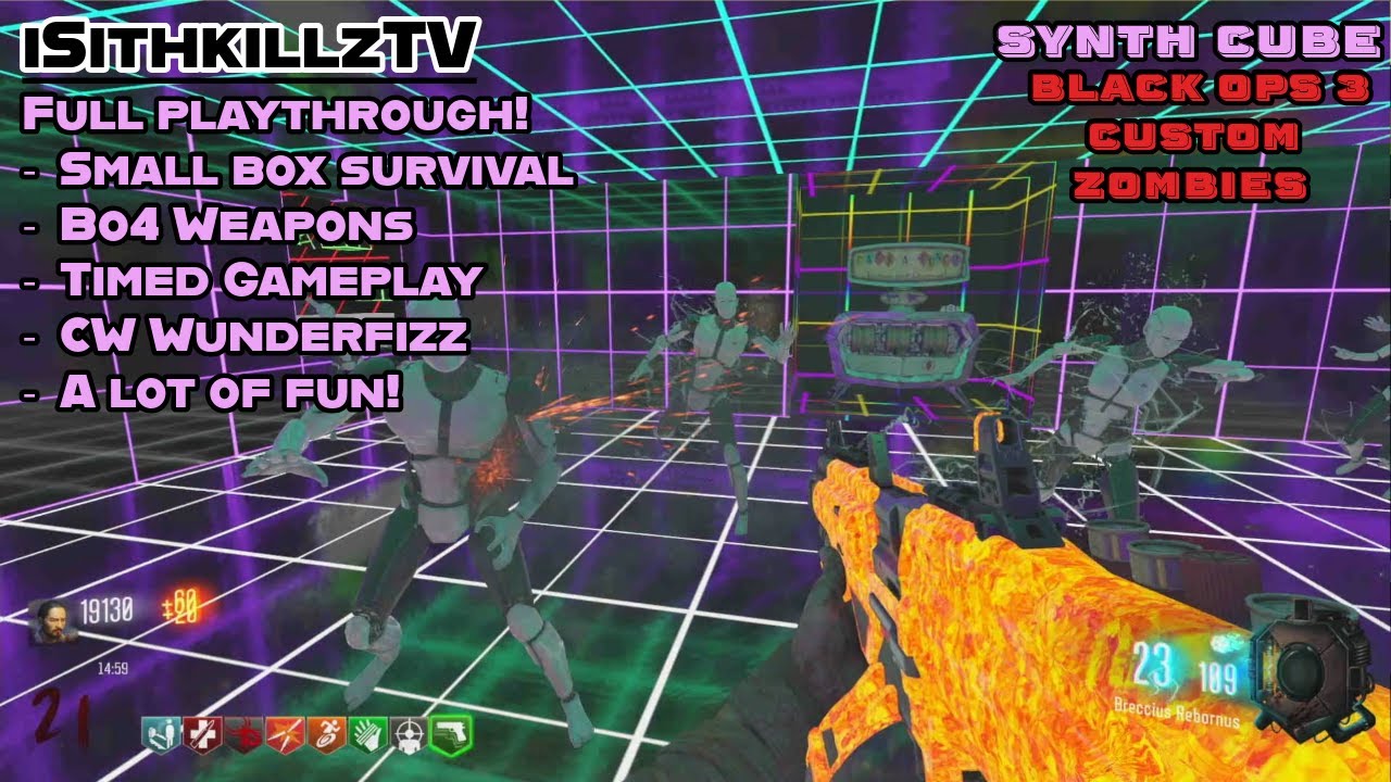 NEW Synth Cube is a fun little box survival map with a Synth theme ...