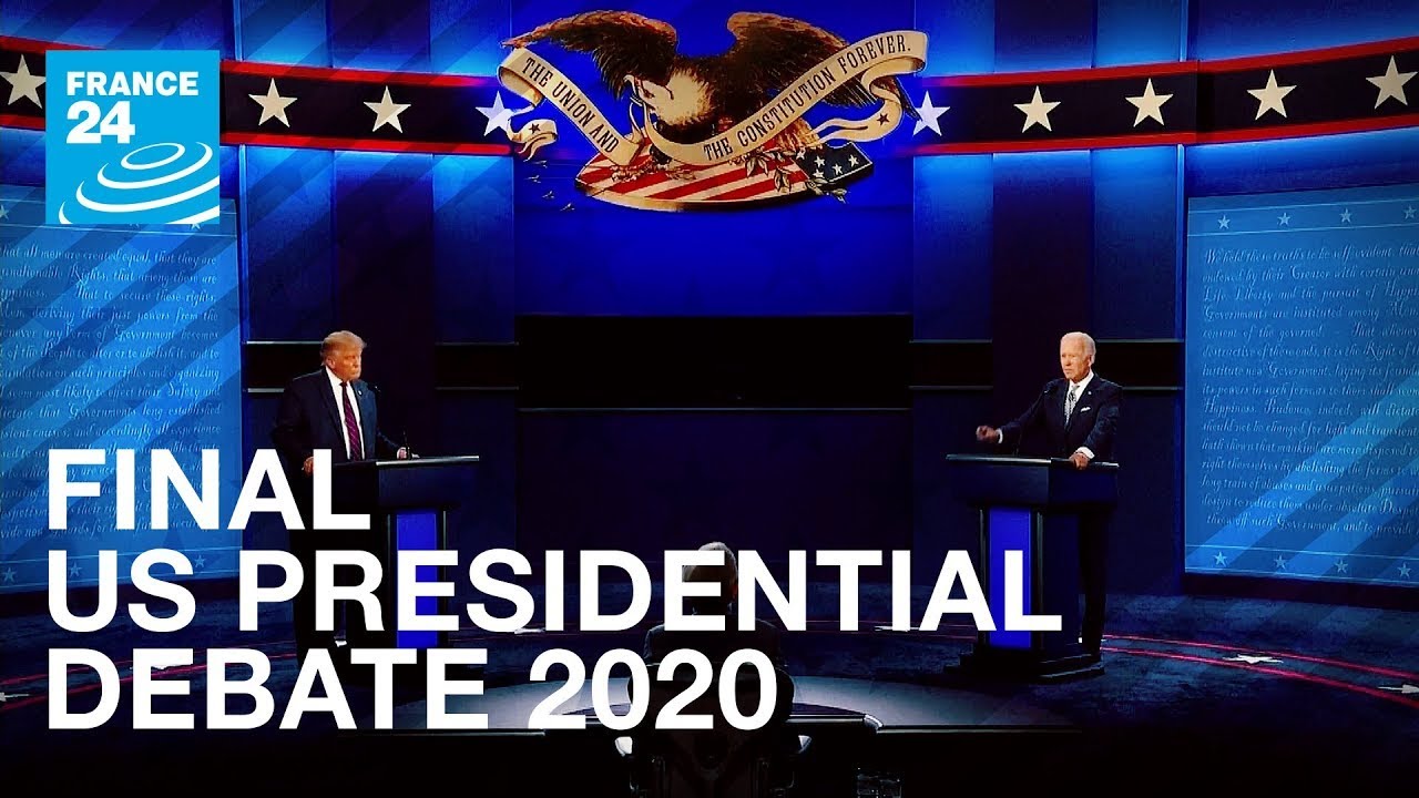 The final debate of presidential election 2020 | us election 2020 - YouTube