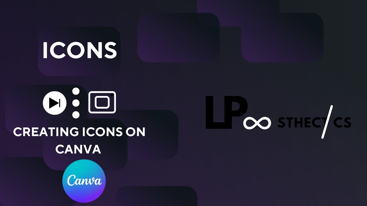 Using shapes to Create Icons in Canva - YouTube