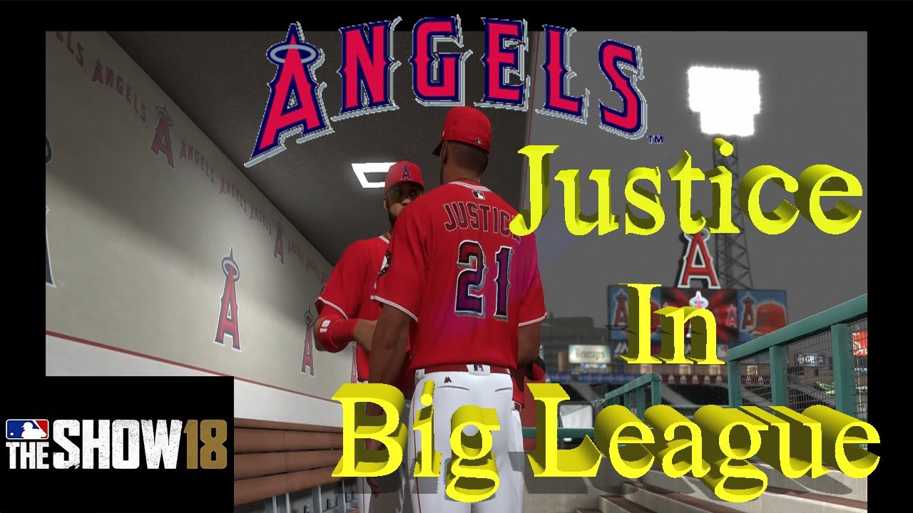 MLB The Show18 - Justice In The Big League Justice join the Angels ...