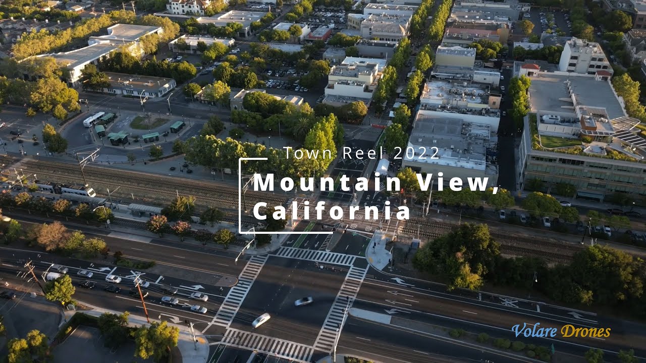 Best 4K Drone Stock Footage of Mountain View, California Town Reel 2022 ...