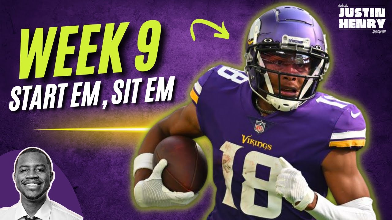 Fantasy Football Week 9 Start Em Sit Em | Fantasy Football Advice - YouTube