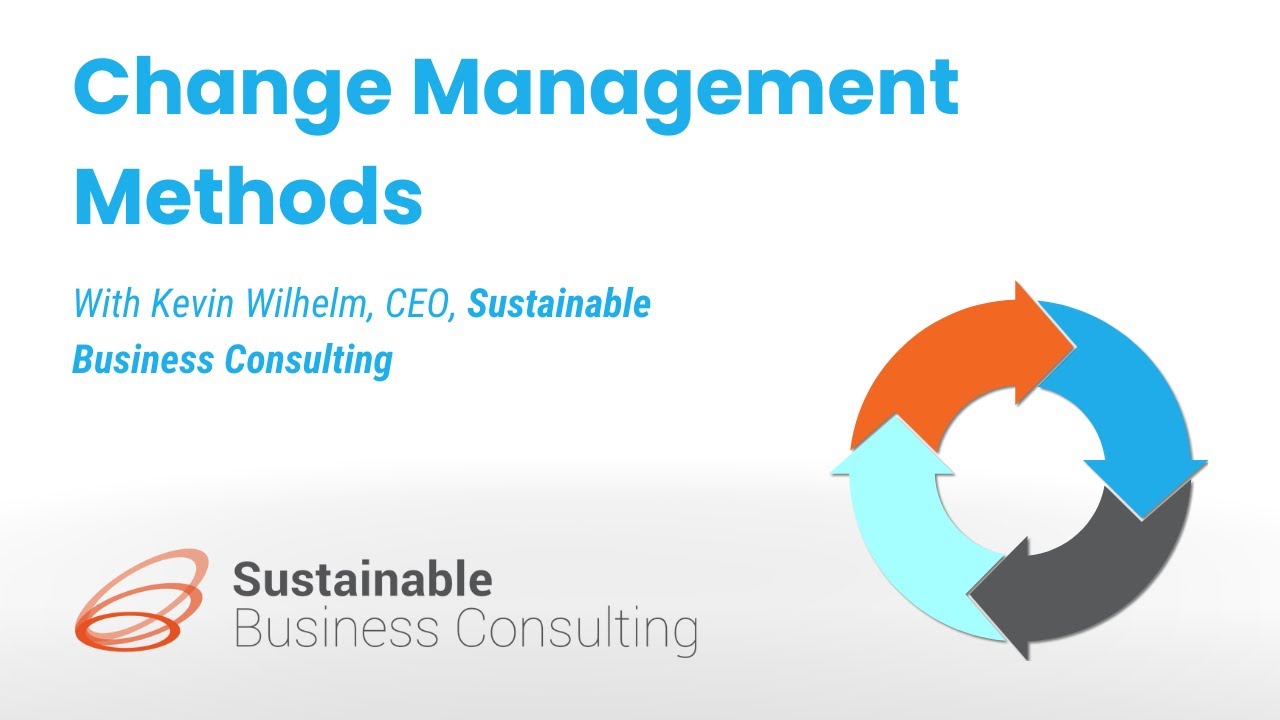 Sustainable Change Management Methods - YouTube