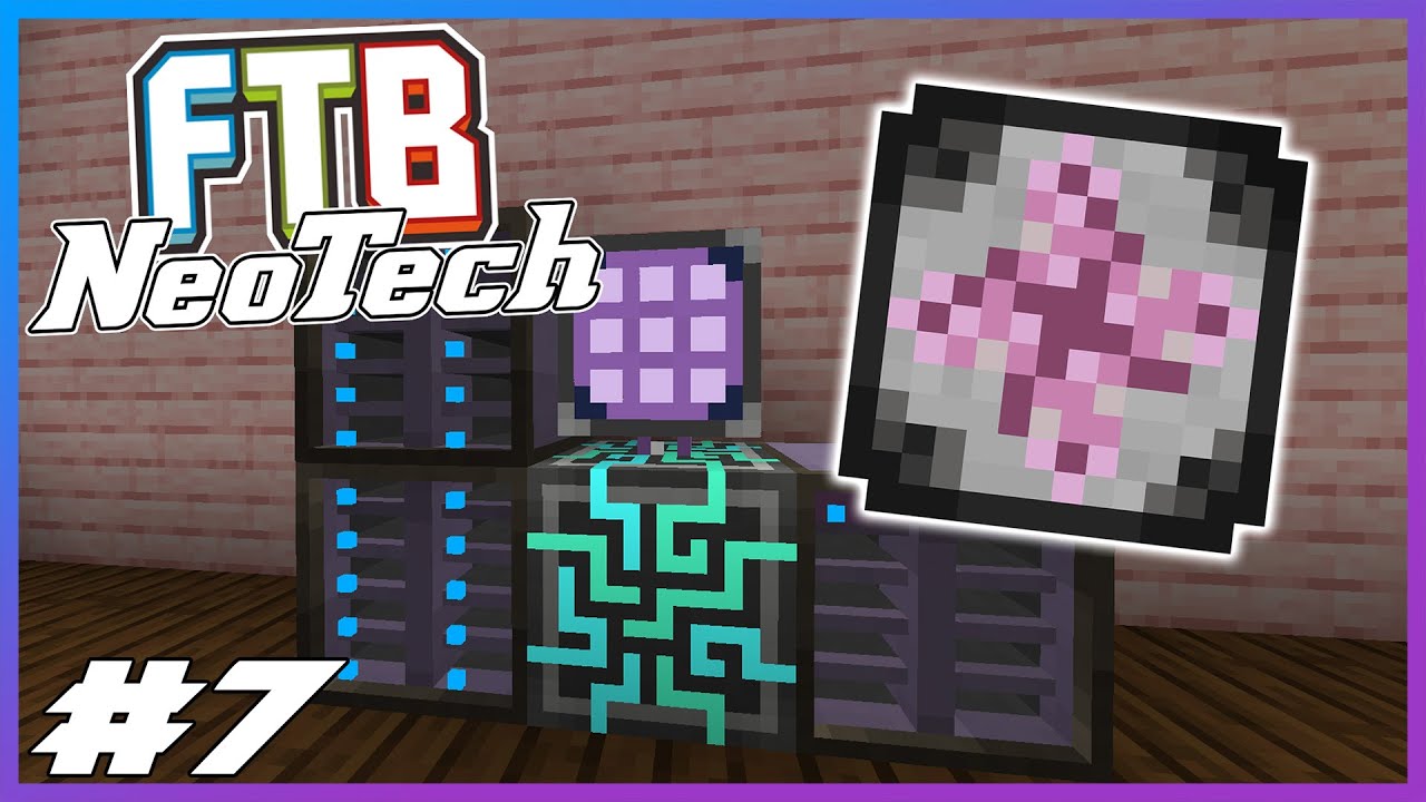 FTB NeoTech Ep.7 AE2 Storage Upgrades & Equivalate Exchange - YouTube