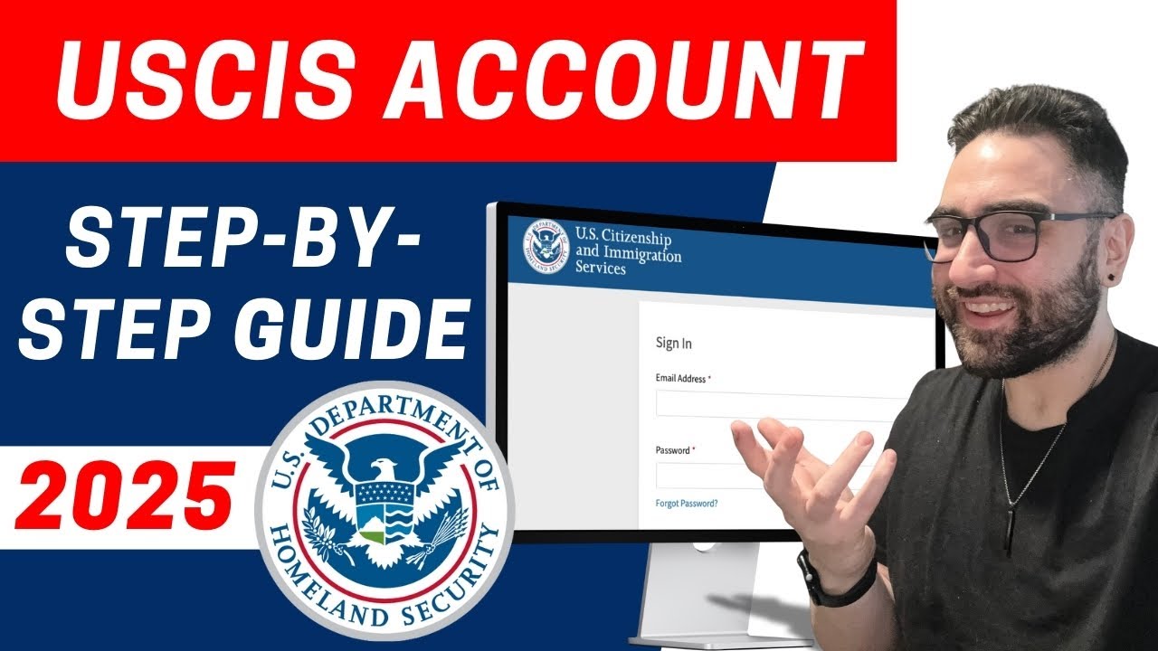 How to Create a USCIS Online Account | Step-by-Step Guide (2025) - YouTube