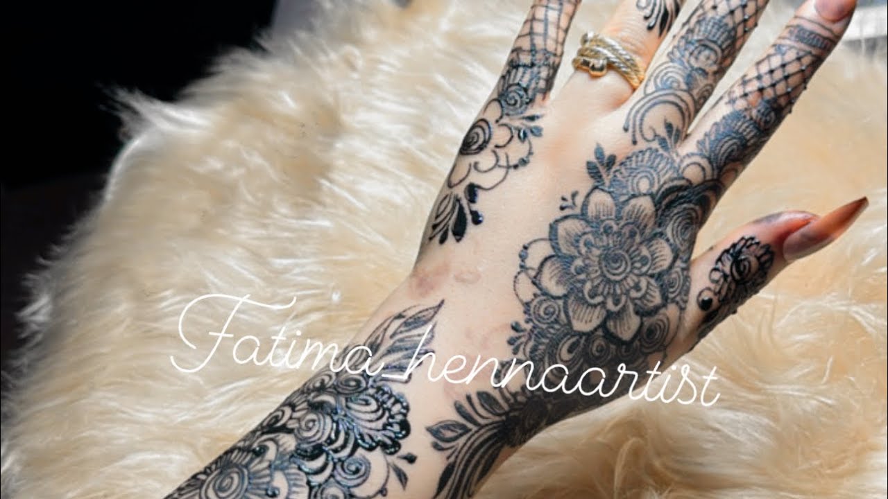 Henna design Somali style tutorial inspiration - YouTube