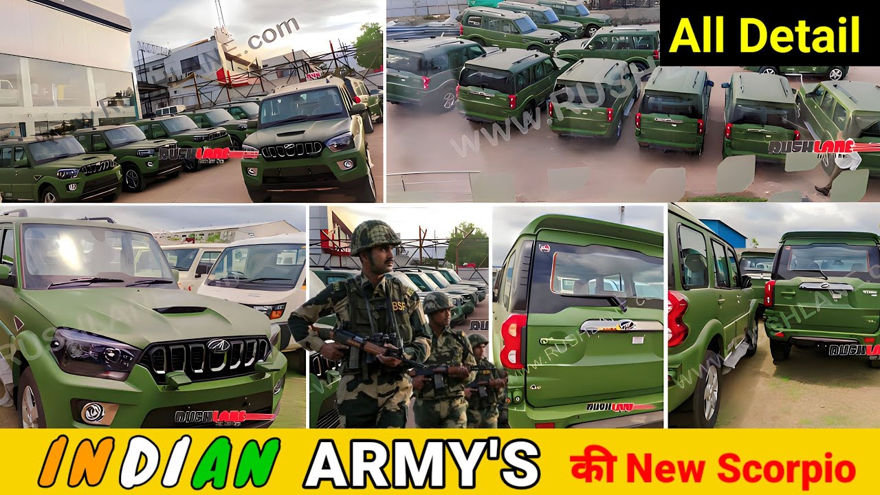 Mahindra Scorpio Indian Army 🇮🇳 Edition, 4X4 Scorpio, 2.2L More ...