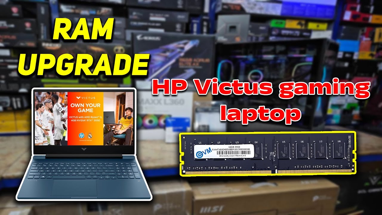 RAM upgrade for HP Victus laptop | Shree InfoTech - YouTube