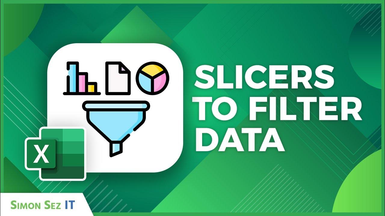 How to Filter Data with Excel Slicers - YouTube