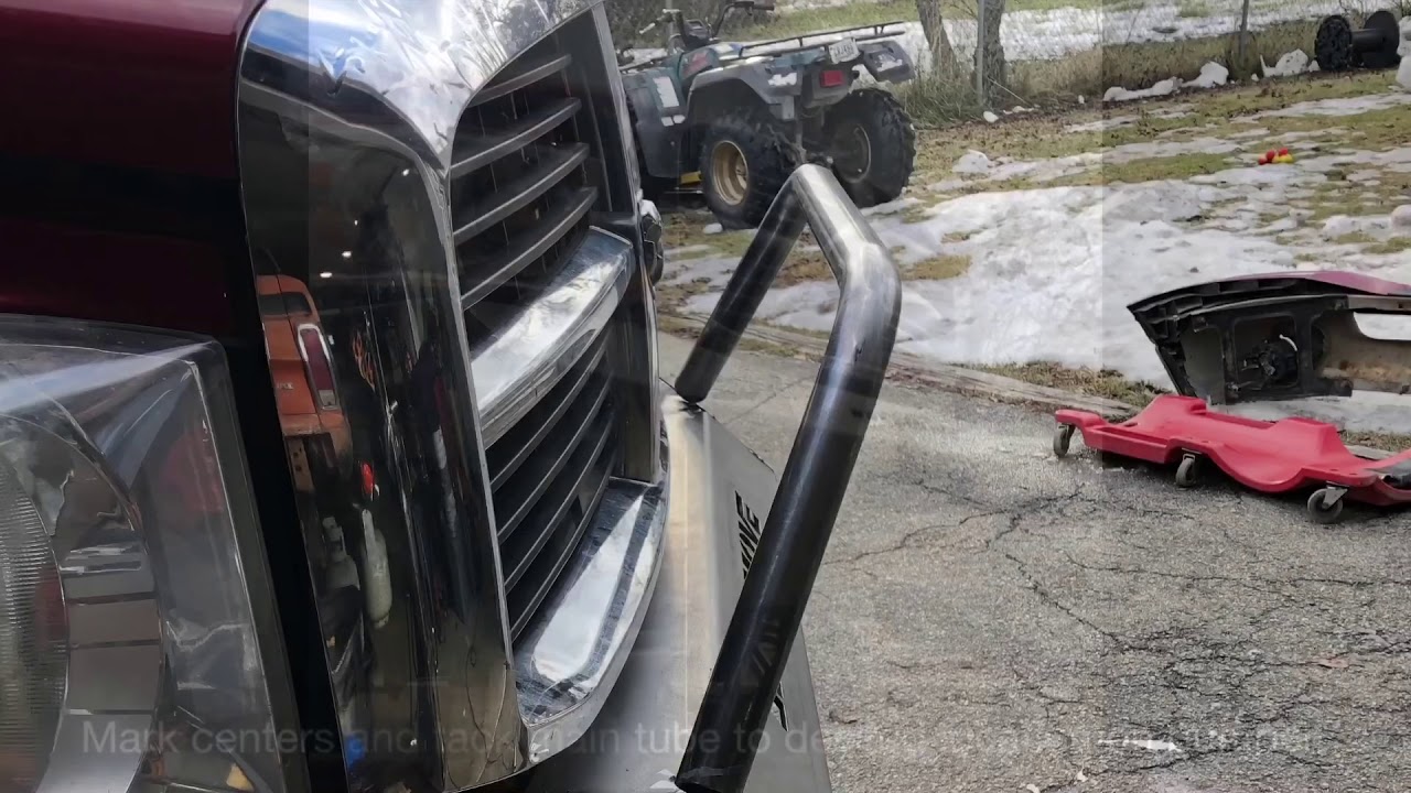 2007 Dodge Ram Move Bumper Build - YouTube