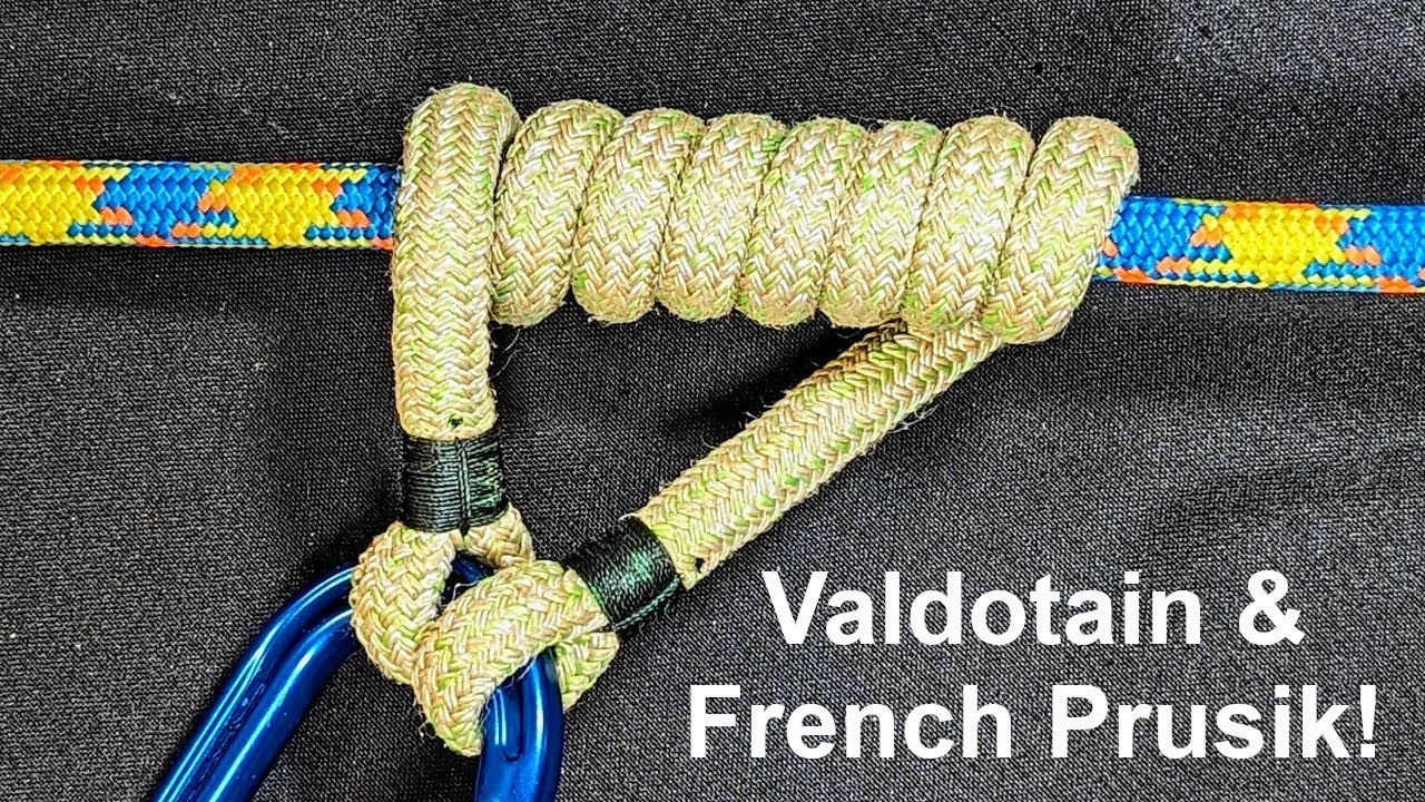 Valdotain & French Prusik Hitches for Arborists and Tree Climbers ...