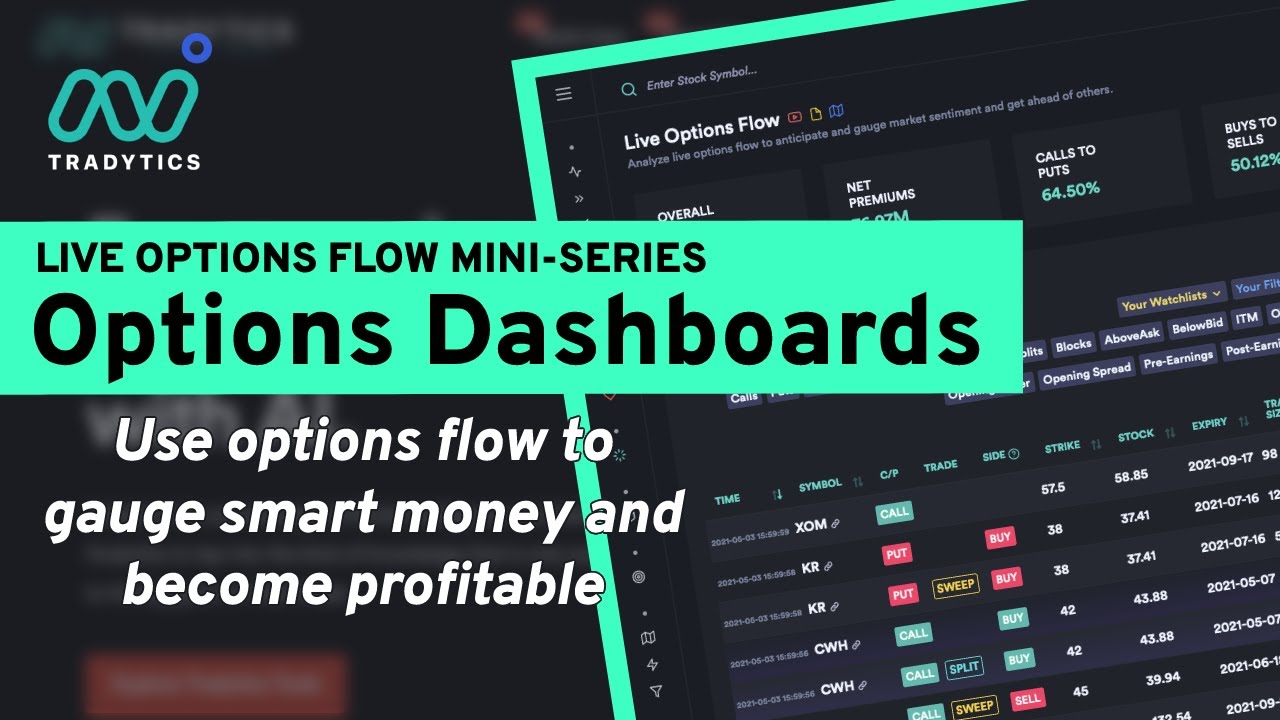 Tradytics Options Dashboards for Easy Analysis of Options Flow - YouTube