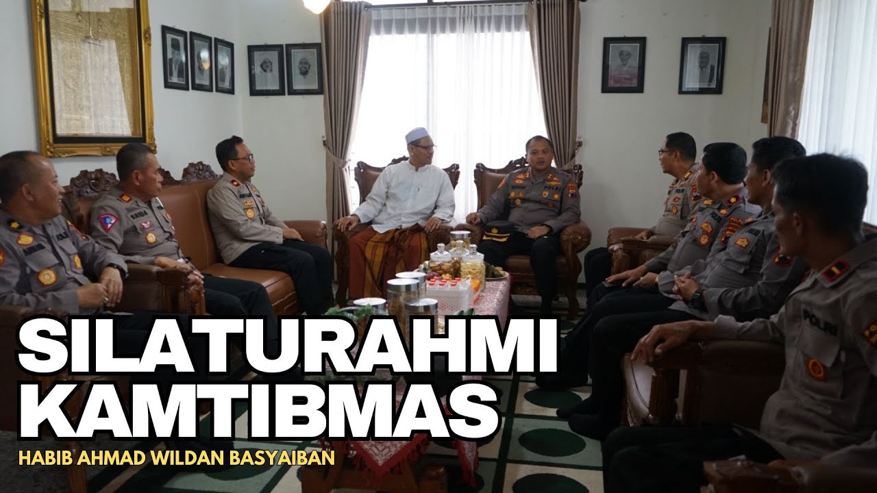 SILATURAHMI KAMTIBMAS Ketua MUI Kota Magelang Habib Ahmad Wildan ...