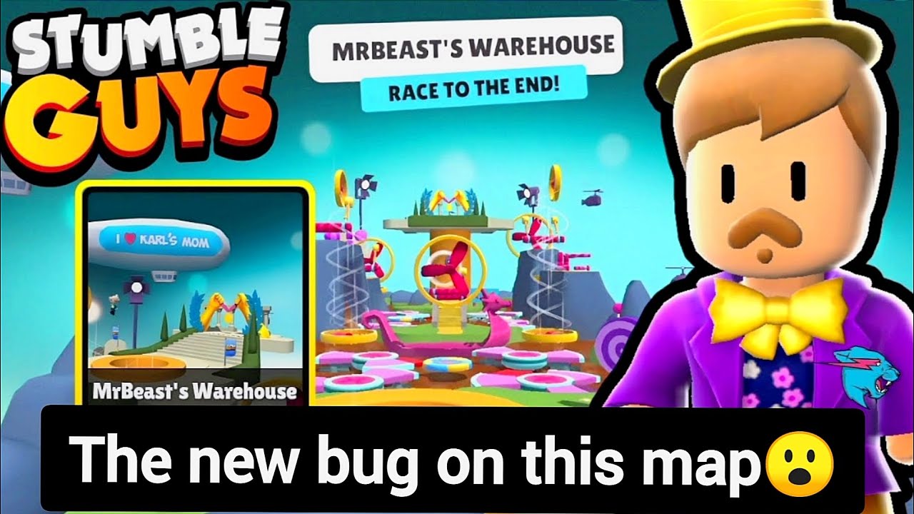 The new bug on the Stumble Guys on MrBeast's Warehouse map. #mrbeast #stumbleguys - YouTube
