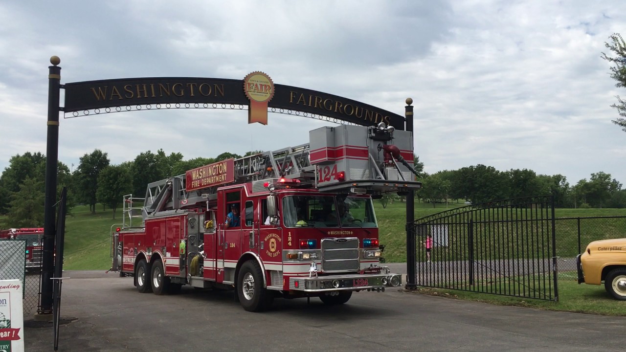 9/11 Never Forget Mobile Exhibit Arrival at Fairgrounds - YouTube