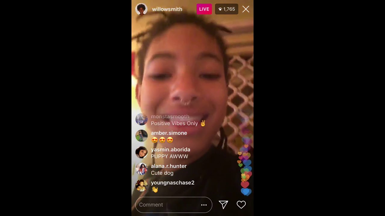 Willow Smith IG Live - YouTube