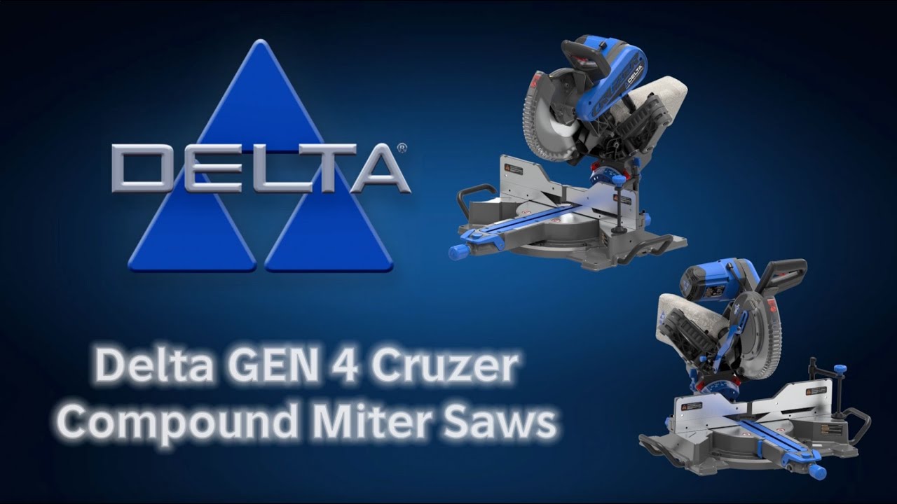 Delta Machinery Cruzer Miter Saw Gen 4 - YouTube
