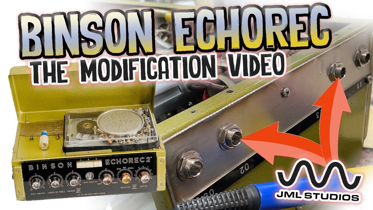Unboxing, Modification & Demo of the Binson Echorec 2 T7E Analog Delay ...