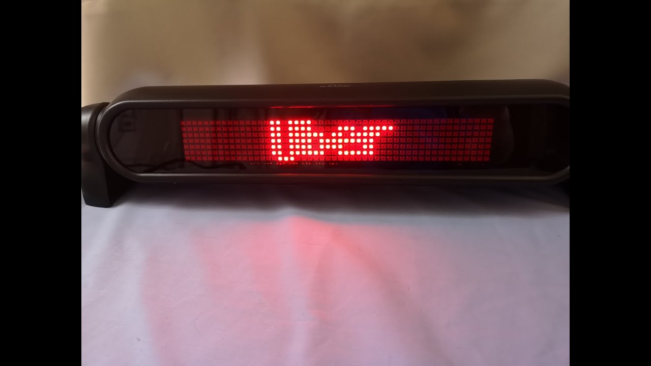 The Uber drivers love this programmable led car sign - YouTube