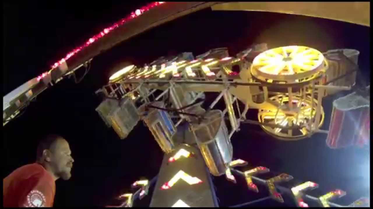 Zipper At The Lake County Fair By Chance Rides - YouTube