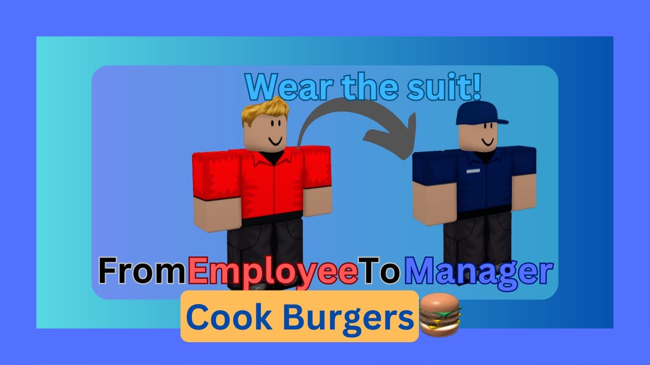 Manager game pass (Cook burgers) - YouTube