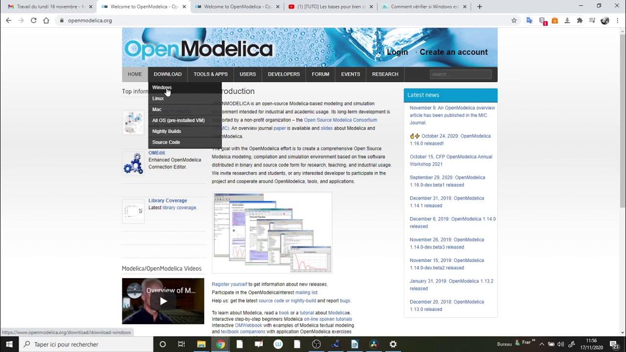 Installation d'OpenModelica - YouTube