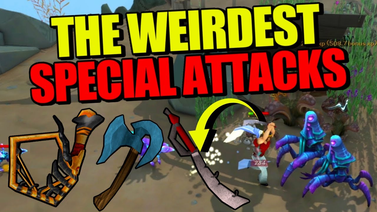 The WEIRDEST Special Attacks To Ever Exist In Runescape 3 - YouTube