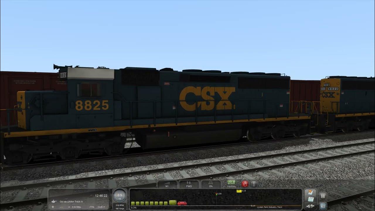 Train Simulator Classic - [EMD SD40-2] - Yard Work (CSX 8825) Part 4 - 4K UHD - YouTube