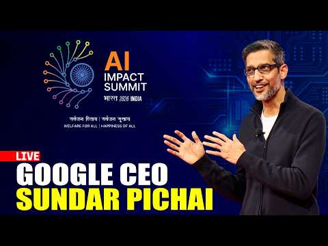 LIVE: Google CEO Sundar Pichai speaks at India AI Summit | Global South | Artificial Intelligence