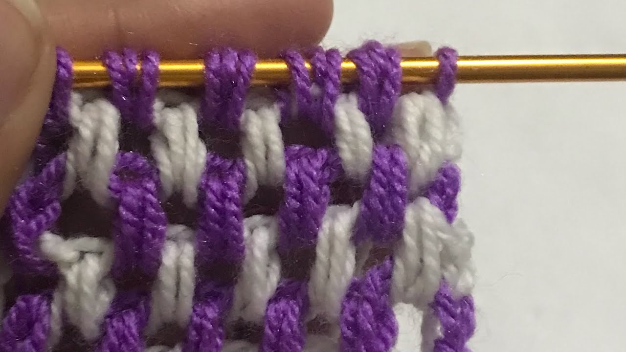 Tunisian crochet: beginner crochet tutorials you need to know - YouTube