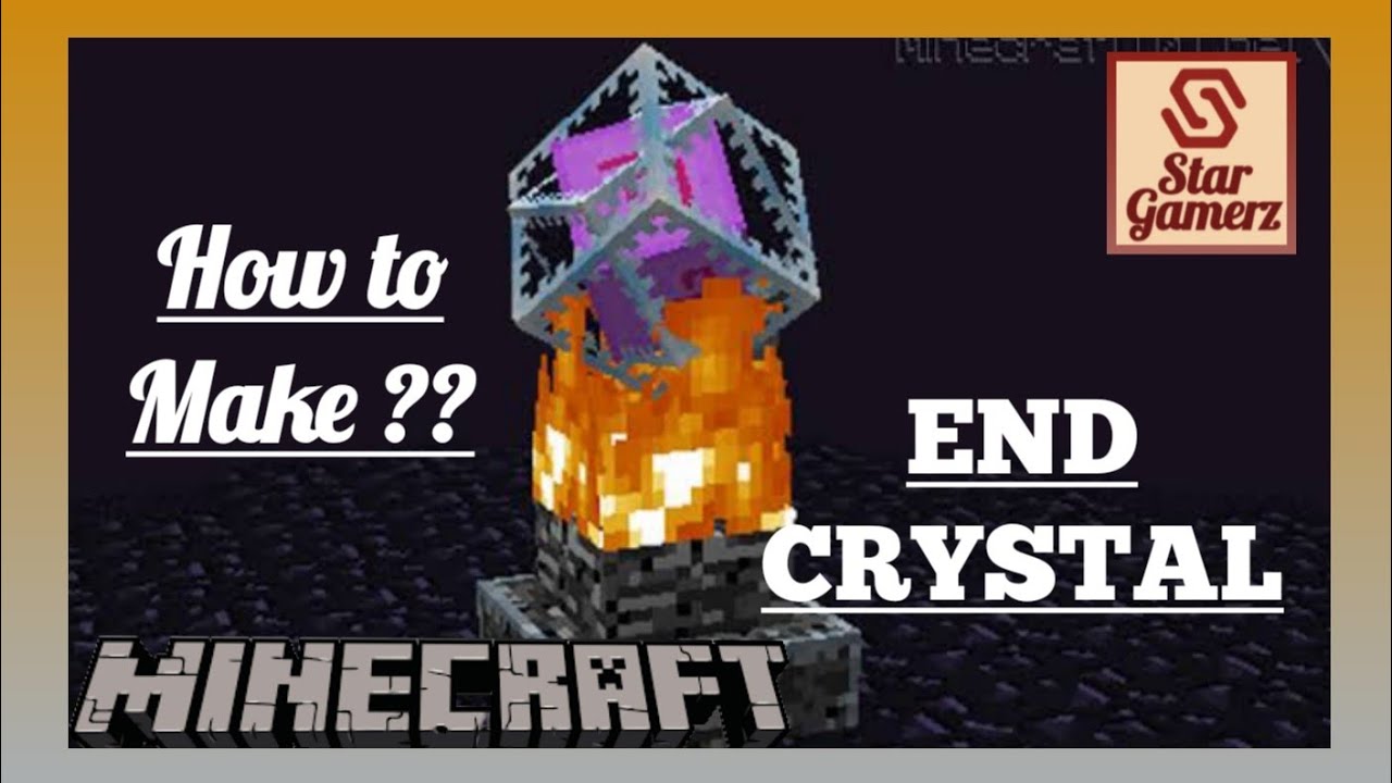 How To Make End Crystal In Minecraft Youtube