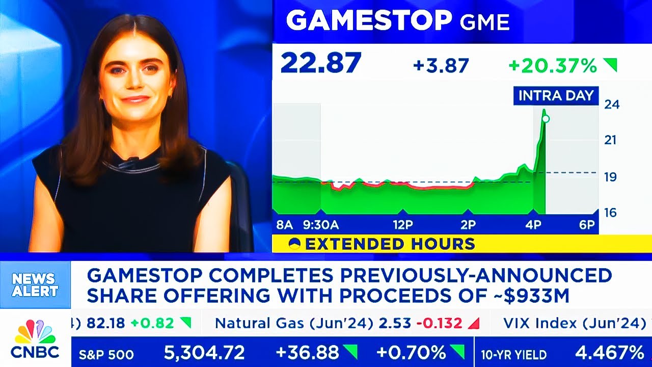 CNBC Today On GameStop, GME Stock, GME Offering Completed - YouTube