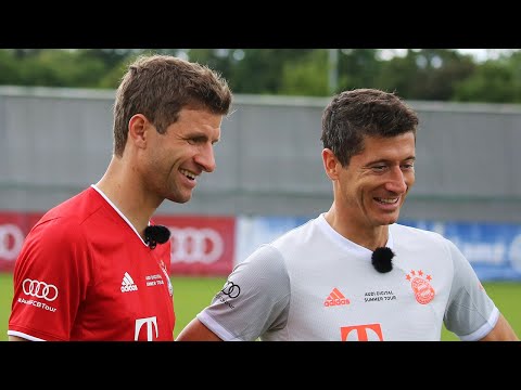 Penalty Challenge – Thomas Müller vs. Robert Lewandowski