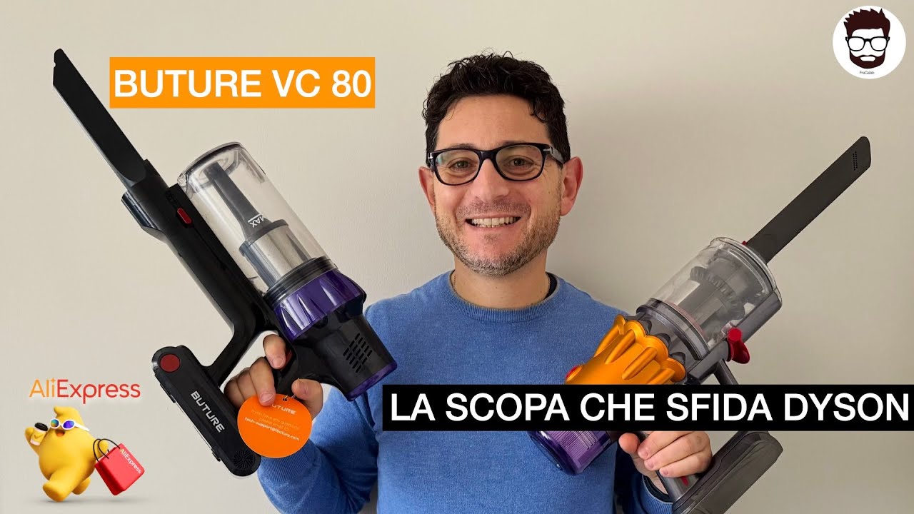 BUTURE VC80, LA SCOPA DA 100€ CHE SFIDA DYSON! - YouTube
