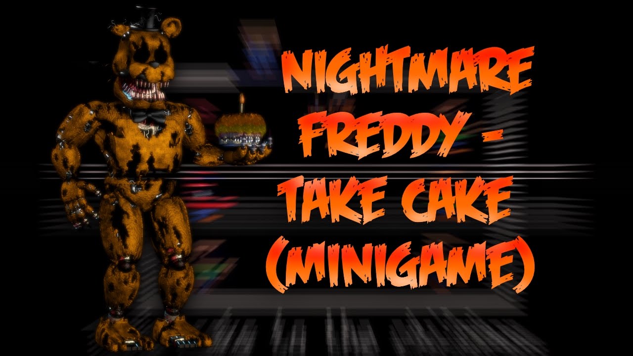 [ FNAF | Speed Edit] - Making Nightmare Freddy - Take cake (Minigame ...