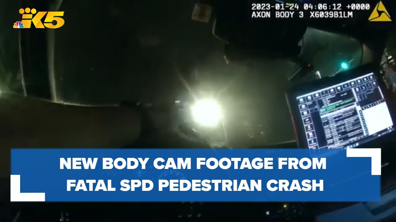 Seattle PD officer's body camera footage shows fatal January crash that ...