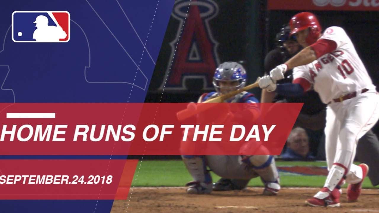 Watch all the home runs from September 24, 2018 - YouTube